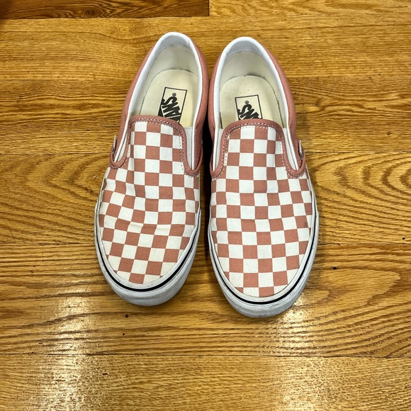 Vans | Shoes | Pink And White Checkered Vans | Poshmark